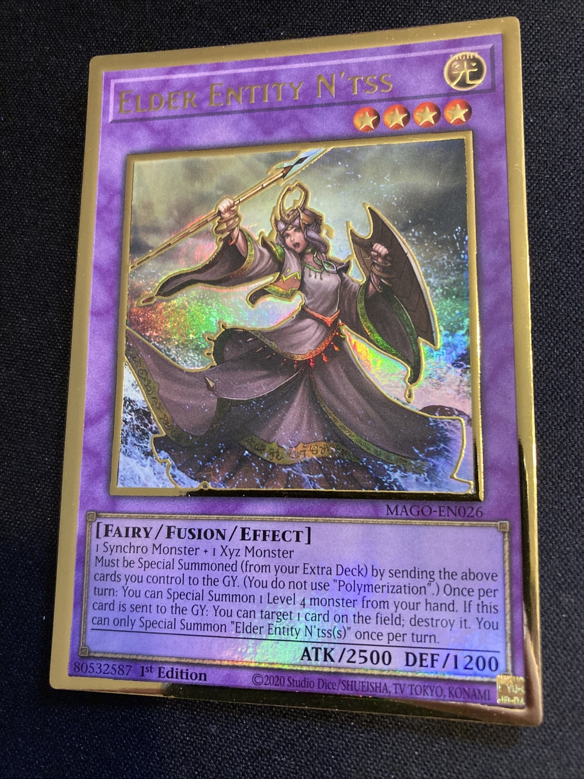 Yu-Gi-Oh! TCG Elder Entity N'tss Maximum Gold MAGO-EN026 1st Edition ...