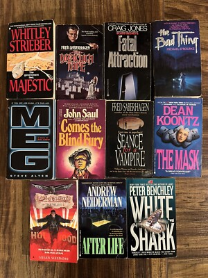 Rare! 80’s 90’s Paperbacks From Hell Book Lot, 11 Books, Gore, Slasher ...