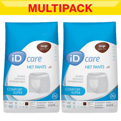 10x iD Care Net Pants Comfort Super - Large - 2 Packs of 5 - Fix ...