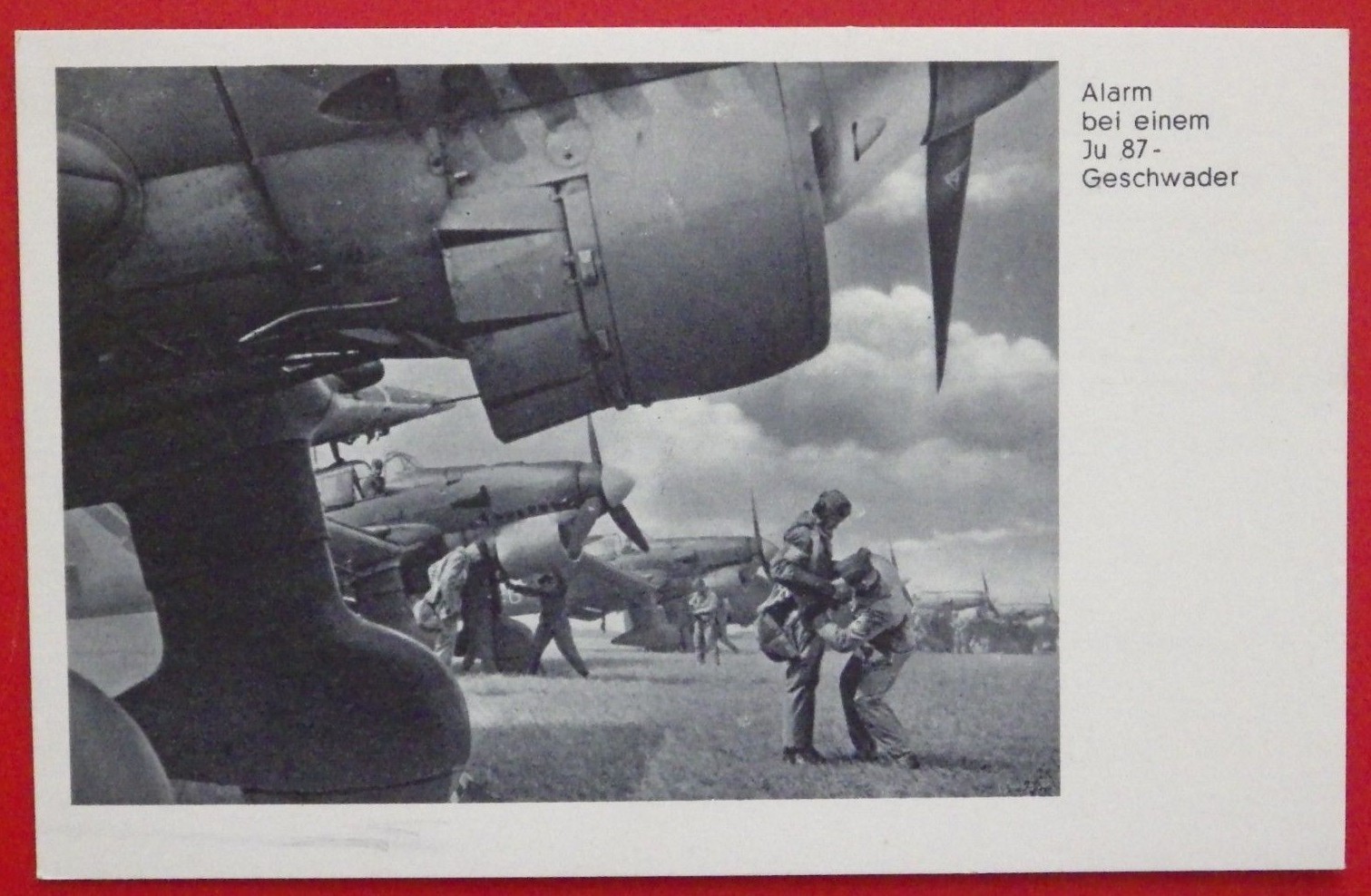 Luftwaffe photo postcard Stuka Ju87 Pilot Cartolina Tedesca WW2 German ...