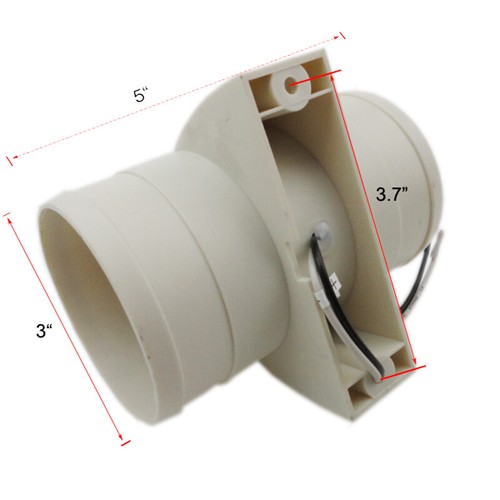 3inchs In Line Blower 12V Boats Bilge Engine Ventilation Marine Cool ...