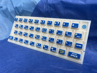 Sinclair ZX Spectrum 16K / 48K Rubber Keyboard Mat - Phosphorescent ...