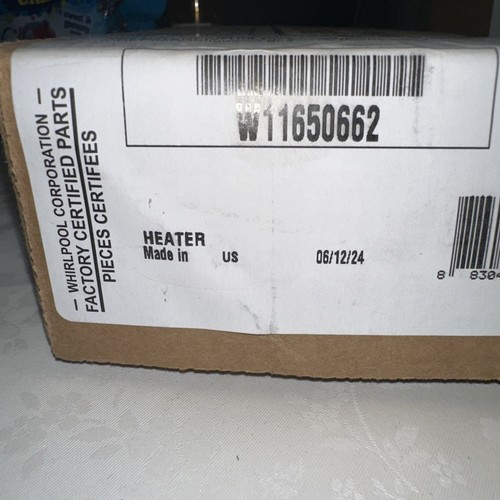 W11650662 Whirlpool Refrigerator Defrost Heater Assembly | eBay