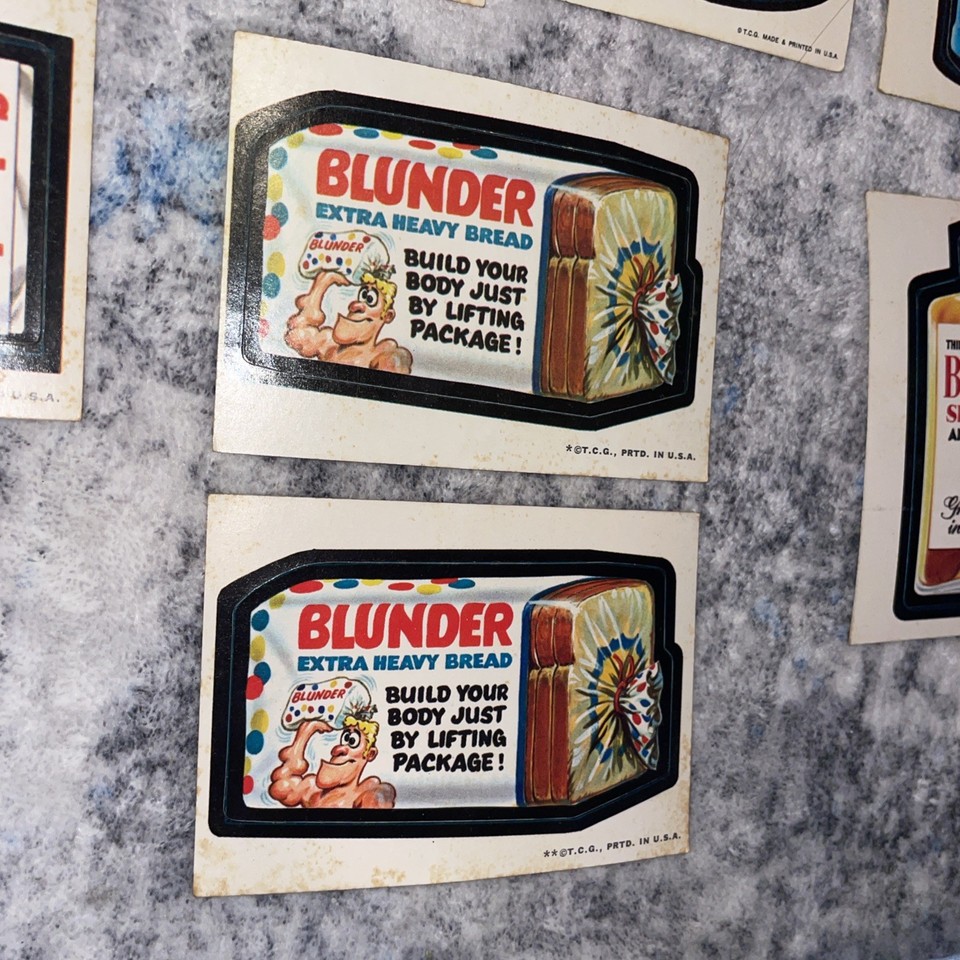 Wacky Packages Vintage Lot – 27 Stickers – Original Parody Cards ...