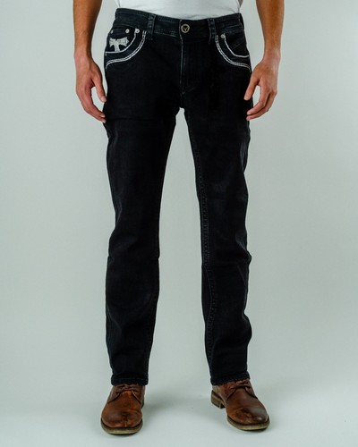 Western Bull Jeans Men’s Denimwear Black A03 | eBay