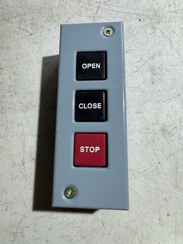 3 Button Open-Close-Stop Access Control Station Commercial Garage Door ...