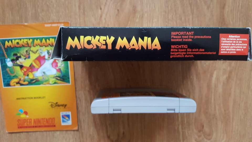Mickey Mania SNES. With box and instruction leaflet. | eBay UK