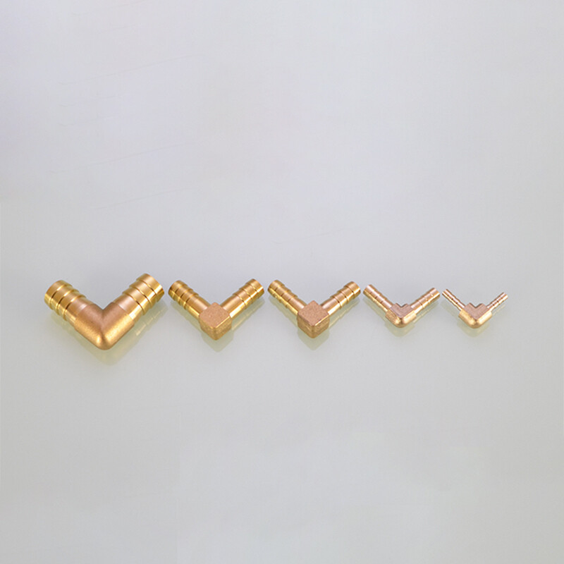 Elbow Hose Barb Brass Fitting 90° Equal Adapter L Shape Fitting Tube OD ...