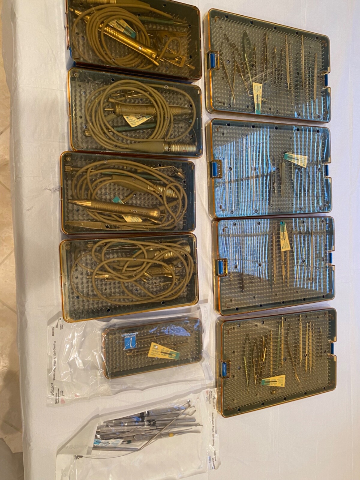 Hugh lot of Ophthalmic Cataract Eye Micro Surgery Surgical Instruments ...