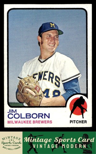 1973 Topps - Jim Colborn - #408 Milwaukee Brewers | eBay