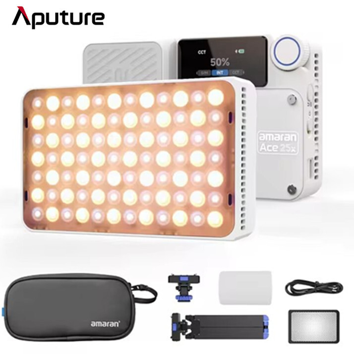 Aputure Amaran Ace 25x Kit Bi-Color 2700K-6500K On-Camera Led Video ...