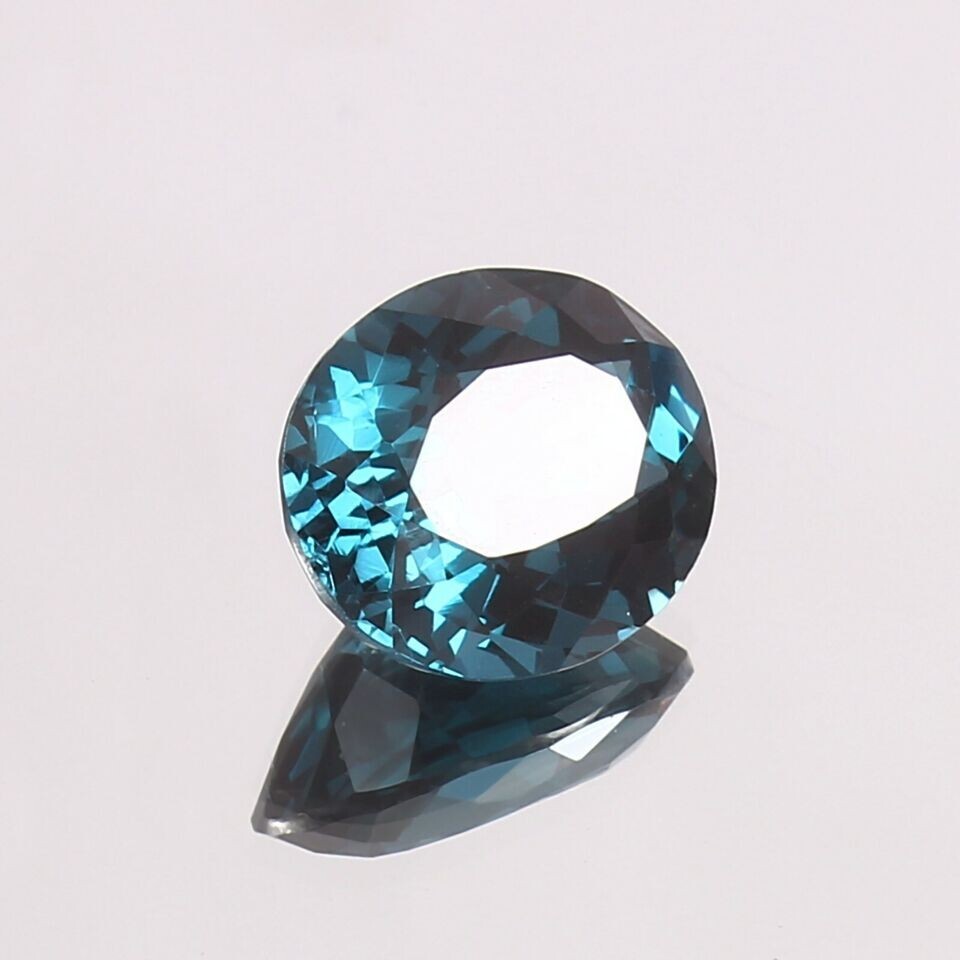 12.8X10.3mm Natural Indicolite Blue Green Tourmaline Oval Loose ...