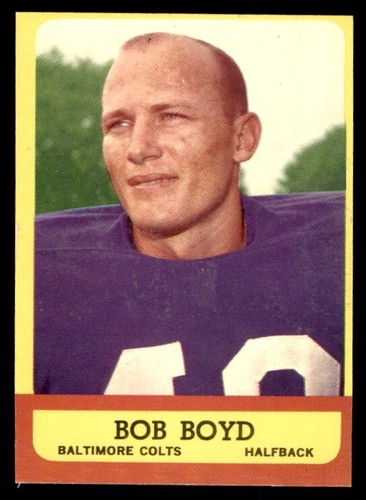 1963 Topps Football #11 Bob Boyd EX/MT *f1 | eBay