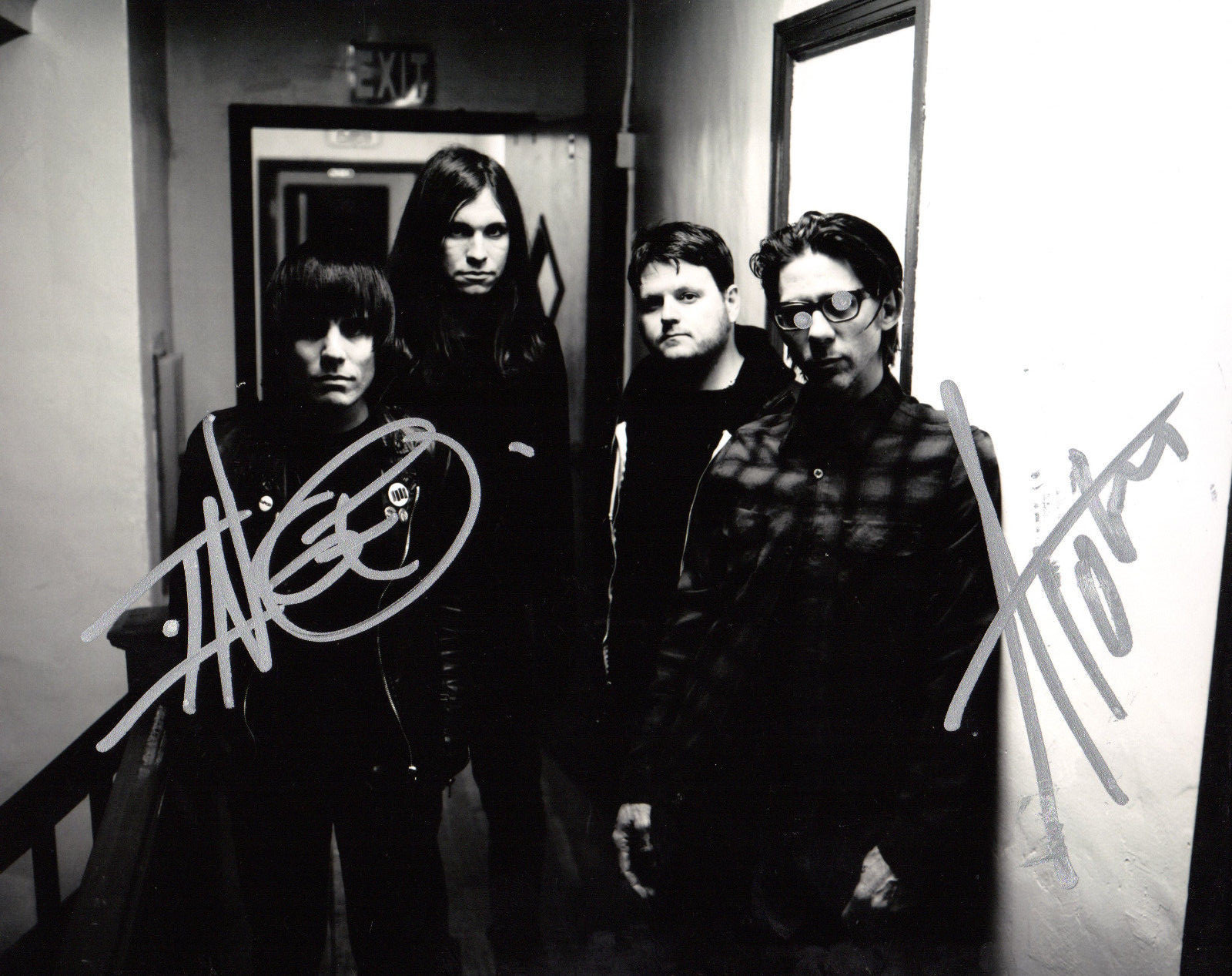 GFA Atom and Inge Rock Band AGAINST ME! Signed 8x10 Photo AD4 COA ...