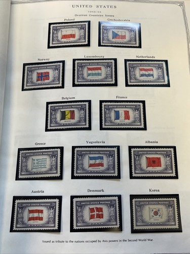 1943-44 Stamps Overrun Nations Issue; Complete Set/13 Mint | eBay