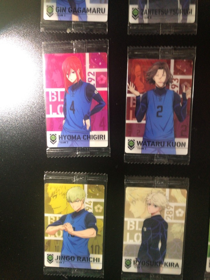Blue Lock Wafers Card 18 Normal cards complete set NEW UNOPENED ...