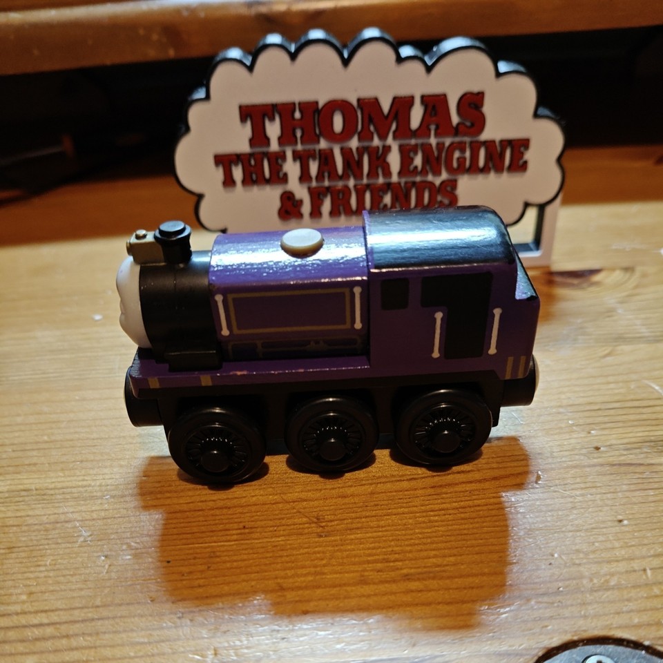 Very Rare Fisher-Price Thomas Wooden Railway My Custom Engine Steamie ...