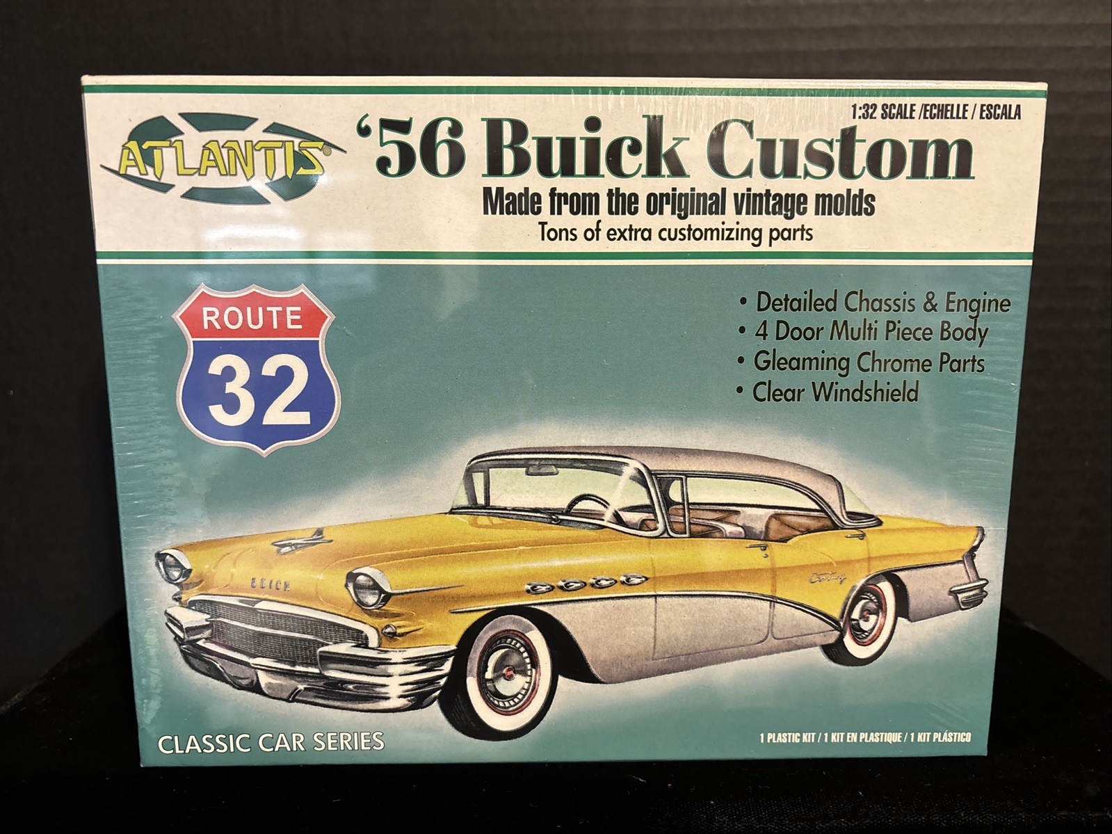 ATLANTIS H1230 ‘56 BUICK CUSTOM MODEL KIT-NIB-1:32 SCALE | eBay