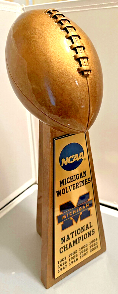 15" UNIVERSITY OF MICHIGAN WOLVERINES NCAA NATIONAL CHAMPION FOOTBALL ...