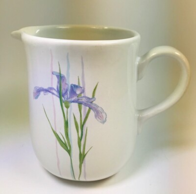 Corning Ware Shadow Iris 12 oz Creamer Syrup Pitcher in Beautiful ...