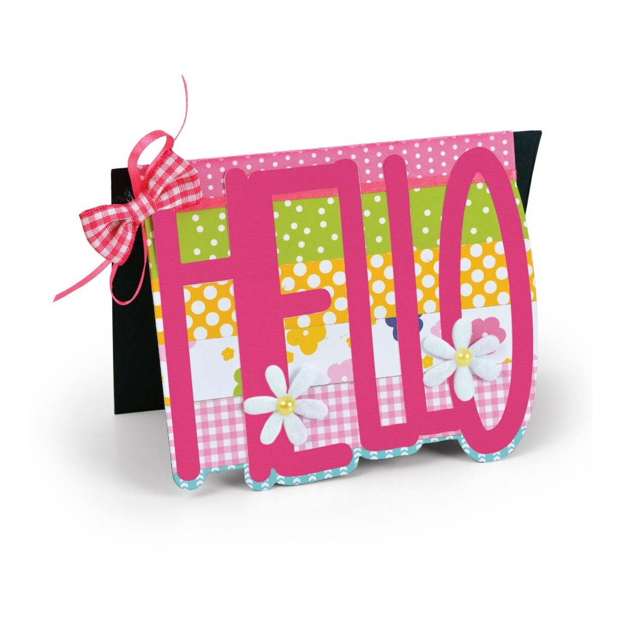 Sizzix Framelits Die Set 3PK - Card, Hello Drop-ins#663123 Card Making ...