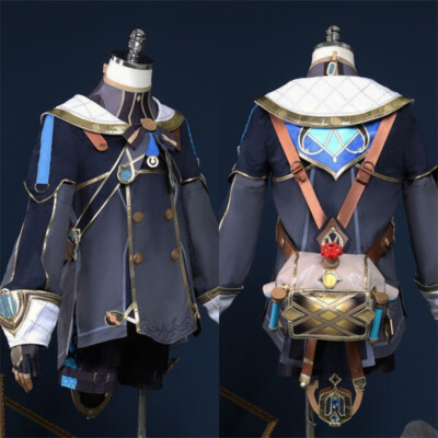 Genshin Impact Freminet Cosplay Custome Outfit With Backpack Men ...
