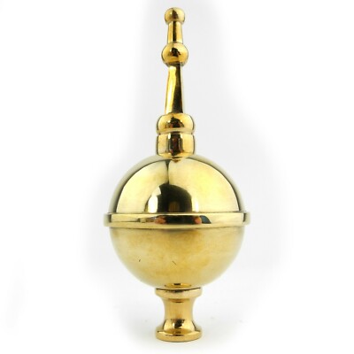 Long Case Clock Brass Ball & Spire Finial Longcase Grandfather 112mm ...