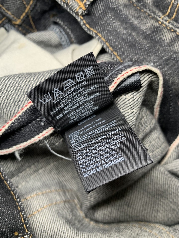 Y-3 Yohji Yamamoto Adidas SS04 3 Strip Spotted Horse Denim Jeans 32x30 ...