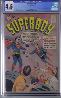 Superboy #68 DC 1958 CGC 4.5 (VERY GOOD +) Origin/1st Appearance ...