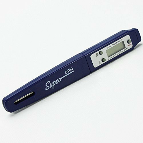 Supco ST09 Digital Pocket Thermometer, 2-1/2" Stem, -40 to 392 Degree F ...