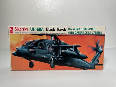 Vintage Hobby Craft SIKORSKY UH-60A BLACK HAWK 1/72 Scale Model ...