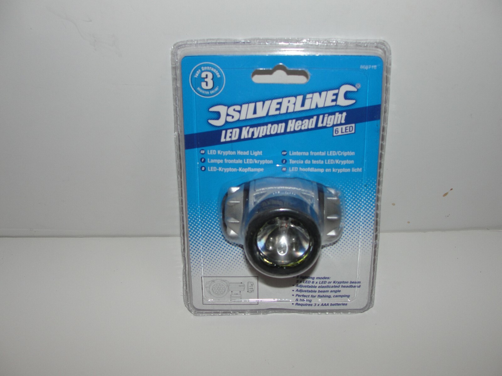 6 LED Krypton Head Light - Silverline Torch 868718 | eBay