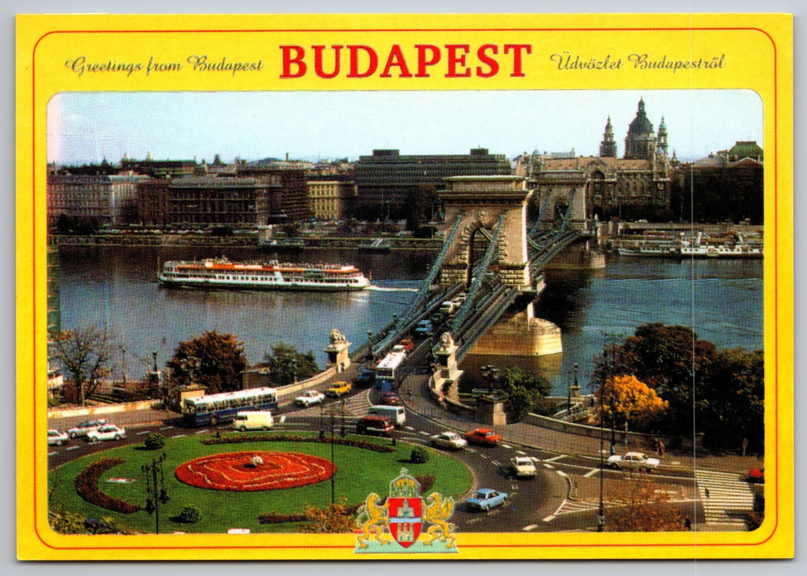 PostCard Budapest Greeting from Budapest Hungry | Chrome | eBay