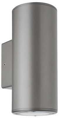 PRO ELEC - Outdoor Up and Down Round Wall Light, IP44, Grey | eBay ...