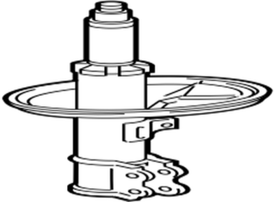 48520-80265 Toyota Absorber assy, shock, front lh 4852080265, New ...
