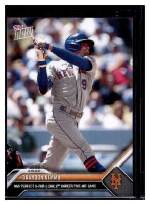 2023 Topps Now #150 Brandon Nimmo Base Card (Qty) | eBay