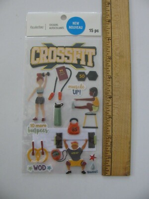 Recollections CROSSFIT Dimensional Stickers 15 Pieces NIP | eBay