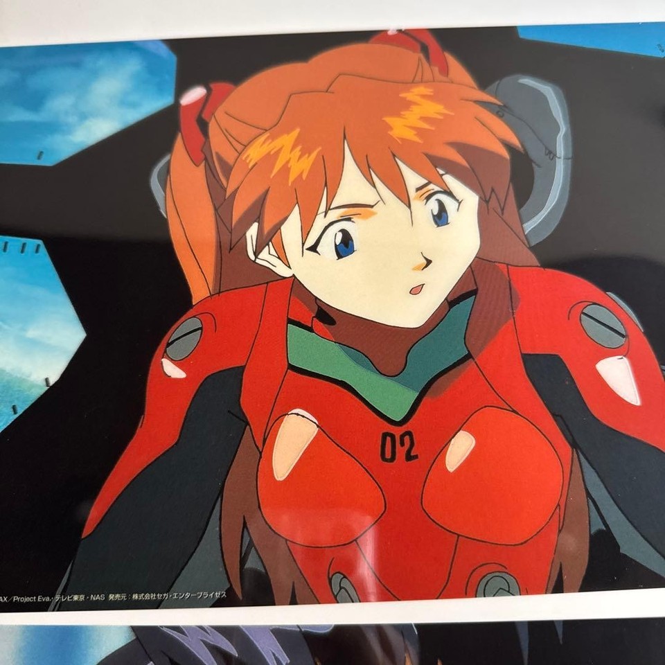 Evangelion Animation Cel Set Asuka Langley Katsuragi Misato as is | eBay