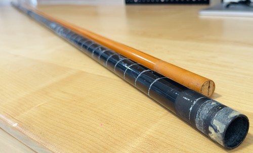 Vintage Kencor 12M Surf Rod Blank Tenlew Magnaglas Two-Tone Black ...