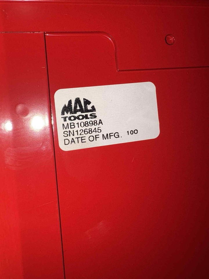 Mac Tools Tech Series 67 Roll Cab and Hutch Tool Box | eBay UK