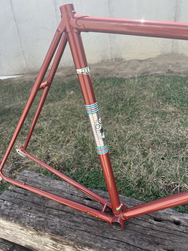vintage 1960s OLMO Road Frame & Fork Set Campagnolo Dropouts Joe Bell ...