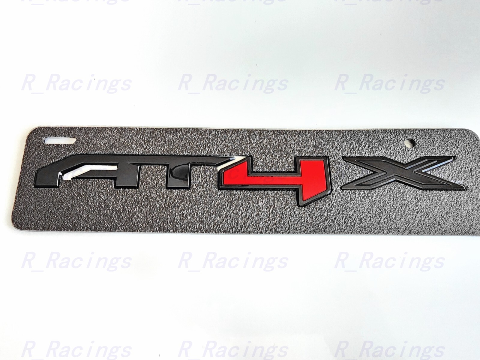 1PC Gloss Black Red Rear Tailgate AT4X Emblems GMC 2023-2024 Sierra ...