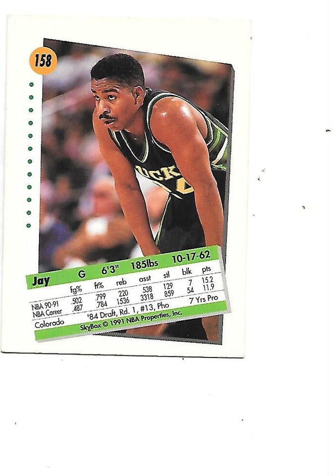Jay Humphries Skybox Basketball Card #158 Milwaukee Bucks | eBay