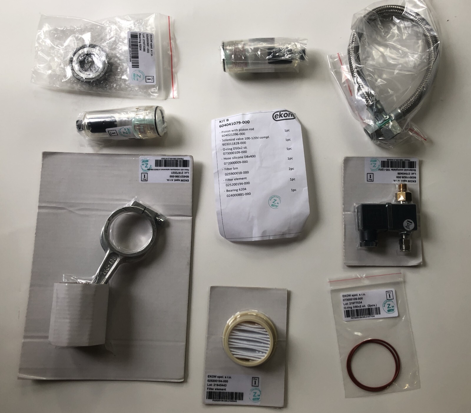 Medtronic Newport C235 Air Compressor 8000 hour PM kit 604041079 | eBay