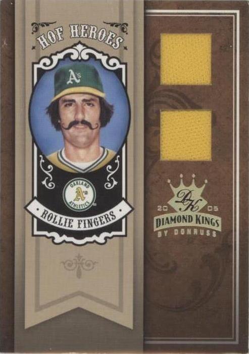 2005 Donruss Diamond Kings - Hof Heroes Rollie Fingers #HH-66 Gold ...
