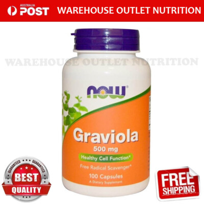 Now Foods Graviola 500 mg 100 Capsules | eBay