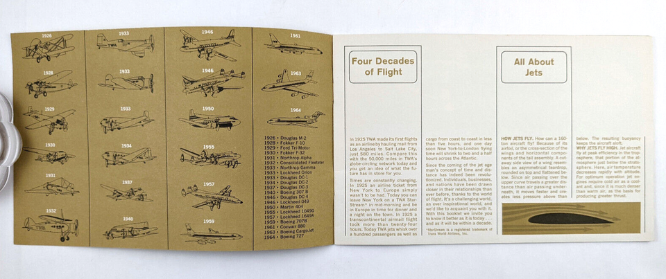 TWA Wings For The World Brochure Booklet Trans World Airlines 1964 | eBay