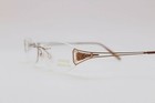Damen Brille Menrad Exclusive Line 23KT GP 13509-1263 Gold 53[]16 Panto ...