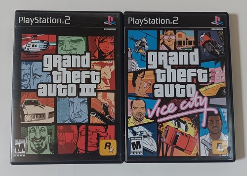 PS2 Grand Theft Auto: III & Vice City CIB Maps Included Tested ...