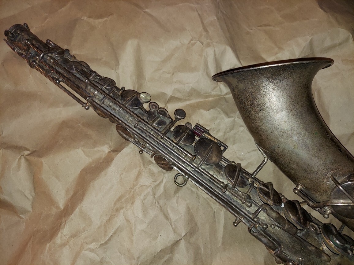 Magnificent Antique Frank Holton Tenor Saxophone, USA, sax body only | eBay